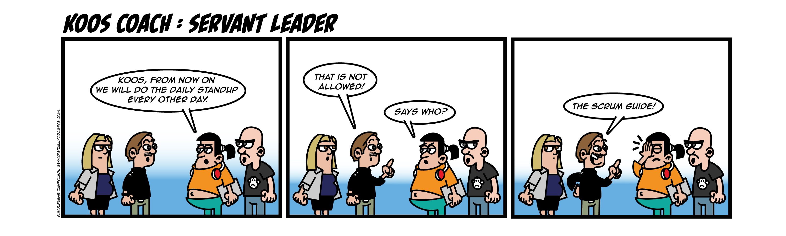 Koos Coach in "This is not Scrum" comic series | Koos Coach, the silly ...